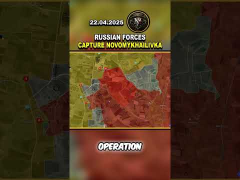 ⚠️ RUSSIA’S ADVANCE! RUSSIAN FORCES CAPTURE NOVOMYKHAILIVKA #russia # ...