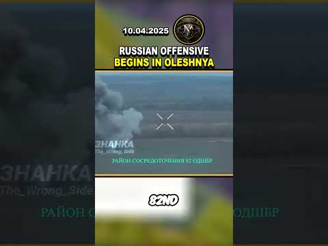 SHOCKING EXPLOSIONS 💥 RUSSIAN OFFENSIVE BEGINS IN OLESHNYA #russia # ...